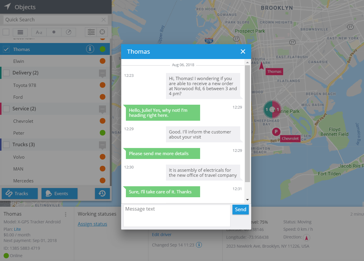 Garmin (Chat) — Marketplace Navixy